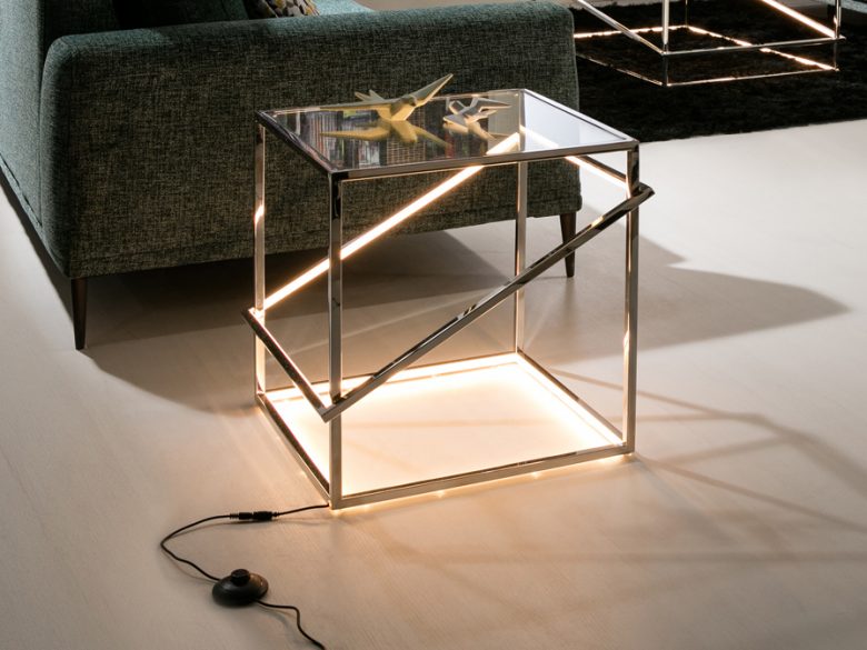 Muebles con luces LED y formas geométricas, la propuesta de Schuller ...